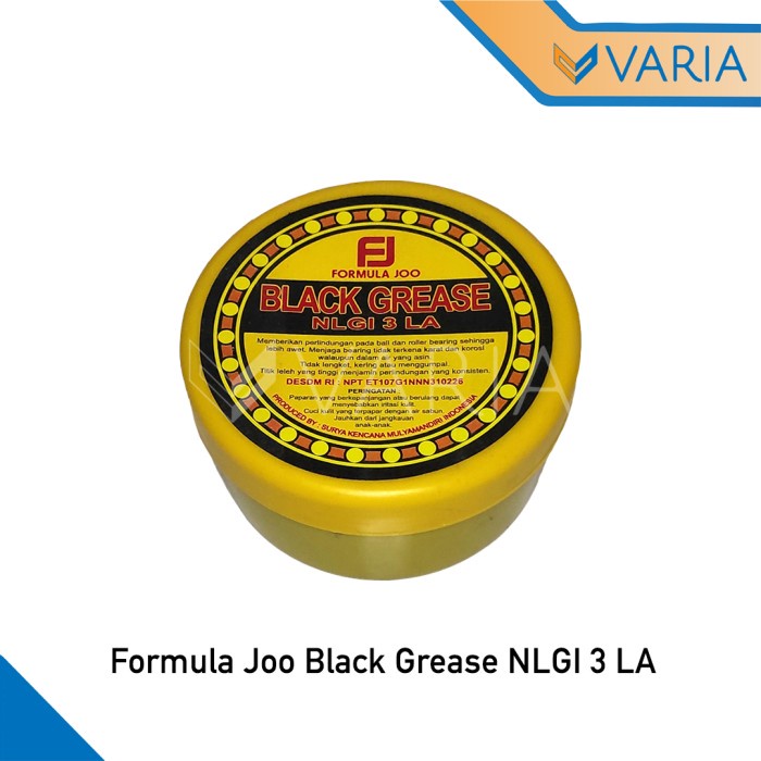 Jual Formula JOO Black Grease NLGI 3 LA 100 gr Stempet Gemuk Hitam ...