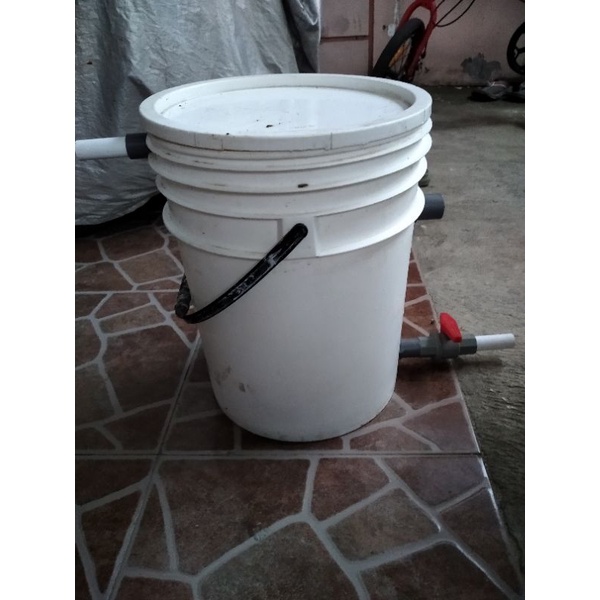 Jual Tong Filter Kolam/Ember Filter Kolam Khusus Grab Gojek | Shopee ...