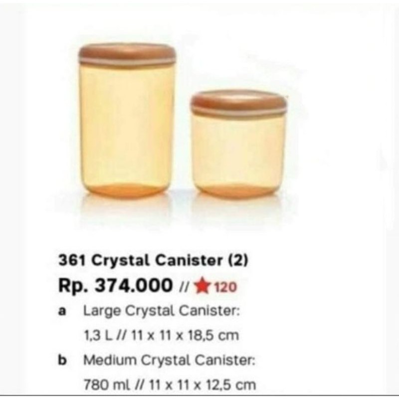 Jual crystal canister | Shopee Indonesia