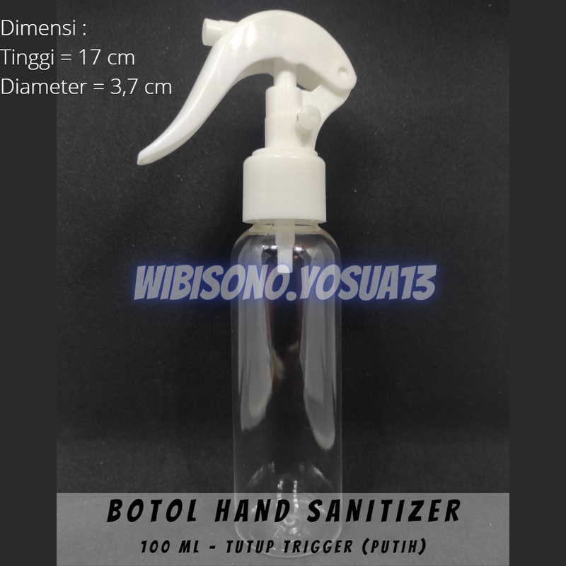 Jual Botol Hand Sanitizer 100 ml Botol Plastik PET Kecil 100 ml Botol ...
