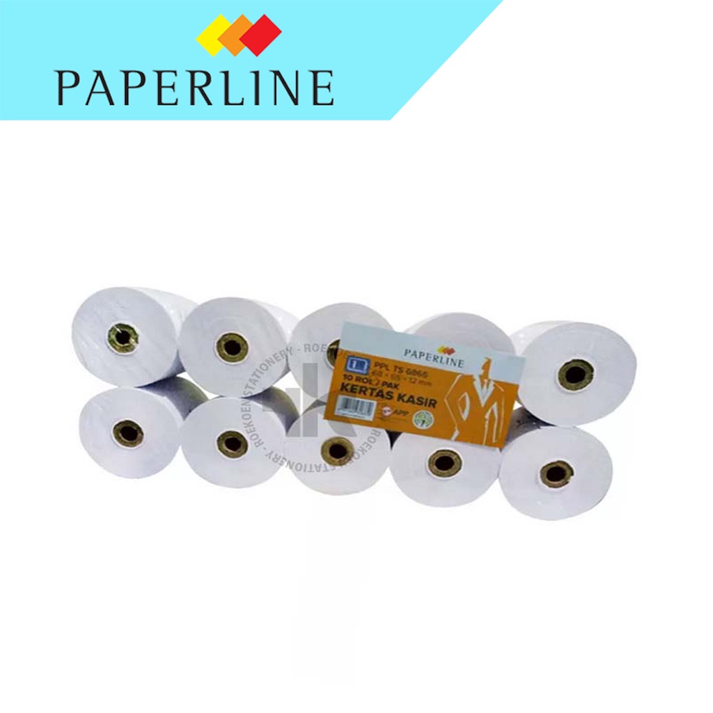 Jual Paperline Kertas Kasir Telstrok - 68x65 1Ply | Shopee Indonesia