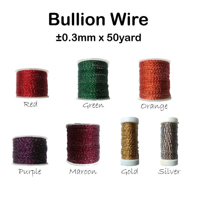 Jual Bullion Wire – Dekorasi – kawat bunga – hiasan – florist | Shopee ...