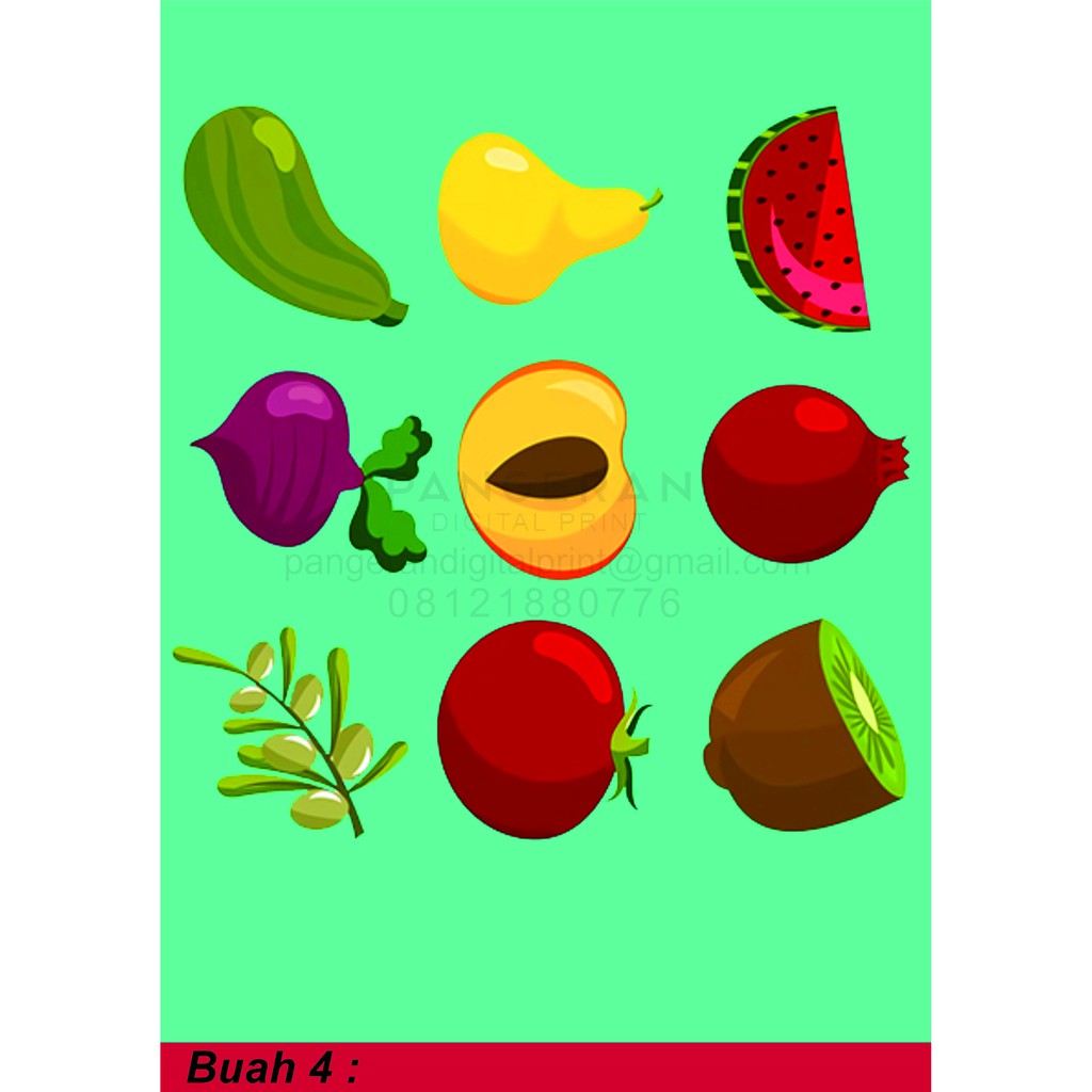 Jual STICKER AESTHETIC / STIKER TUMBLR / Stiker pengenalan buah buahan ...