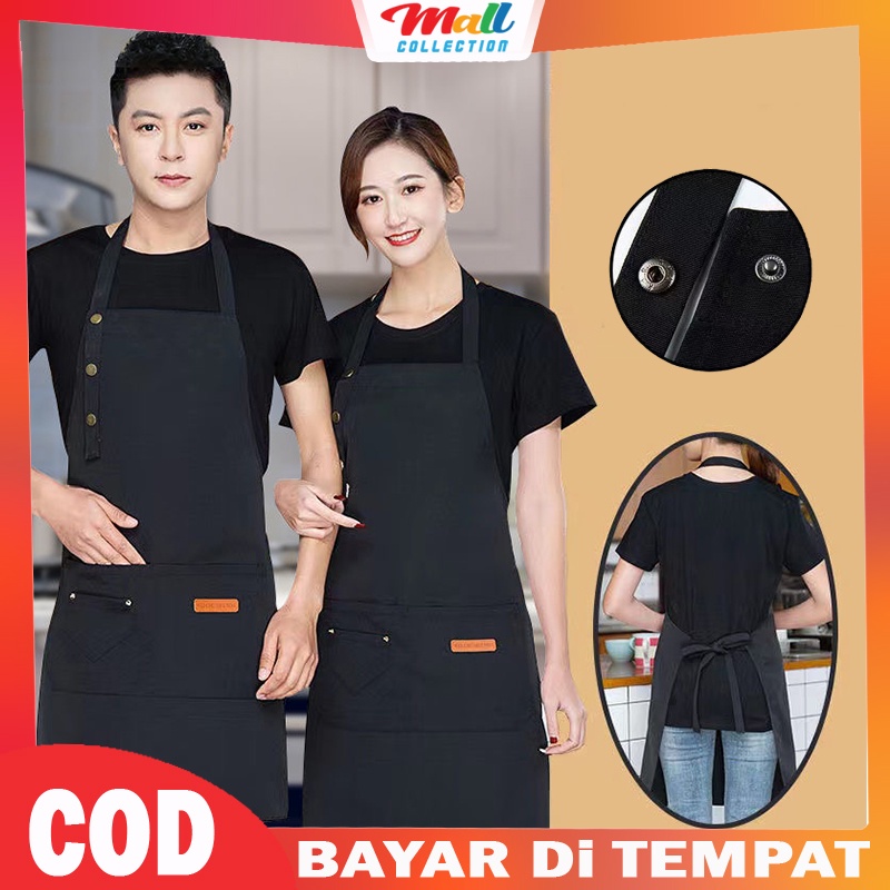 Jual MALL - Celemek Apron Barista Premium Pria Wanita Cafe Restoran ...