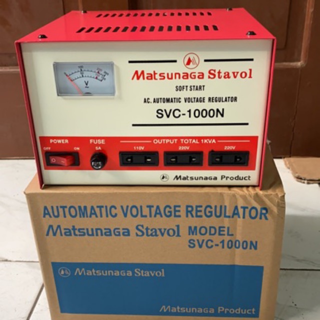 Jual Stabilizer Matsunaga 1000 Watt 1000 Watt 1000w Stavol Scv 1000-N | Shopee Indonesia