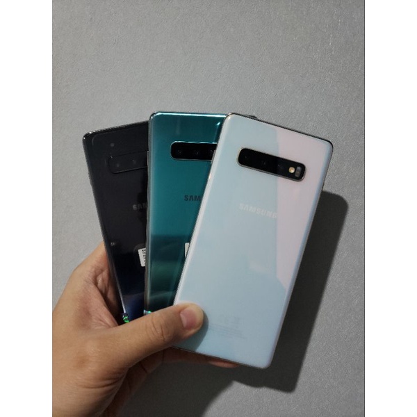 Jual SAMSUNG GALAXY S10+ PLUS RAM 8/128GB EX SEIN DUAL LENGKAP NO MINUS ...