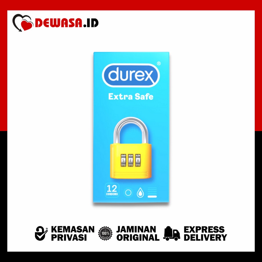 Jual Durex Kondom Extra Safe – 12 Pcs | Shopee Indonesia