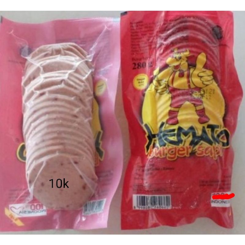Jual HAM/burger sapi hemato 280g | Shopee Indonesia