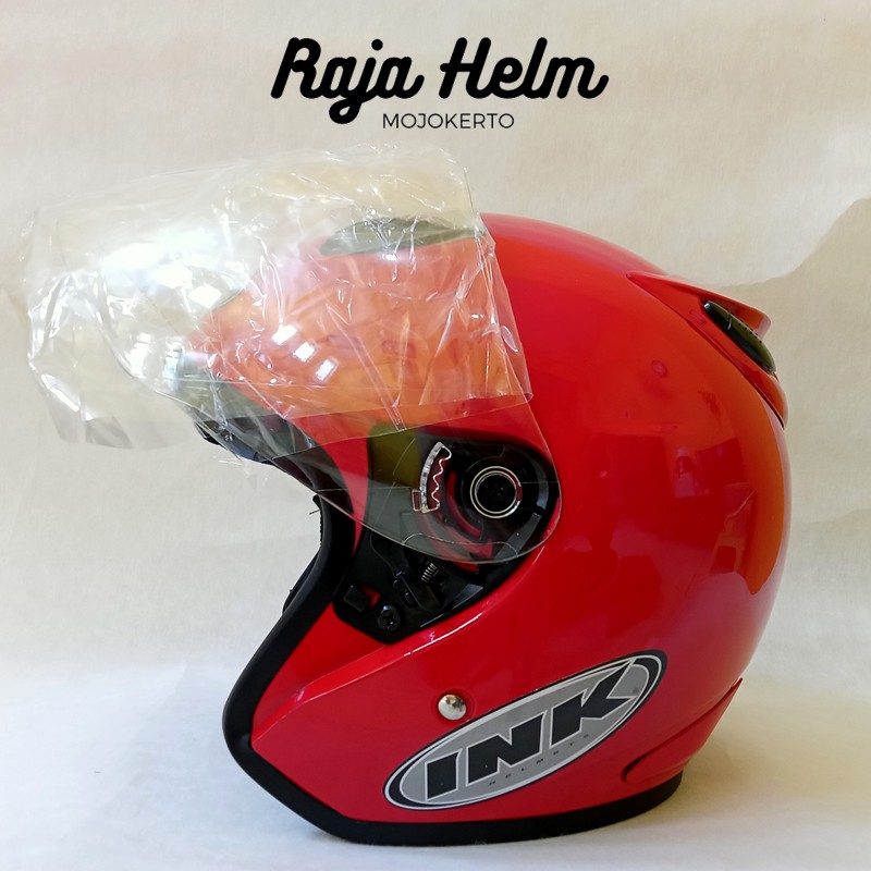 Jual Helm INK KW Model Centro Warna Merah Maroon Doff Free Packing ...
