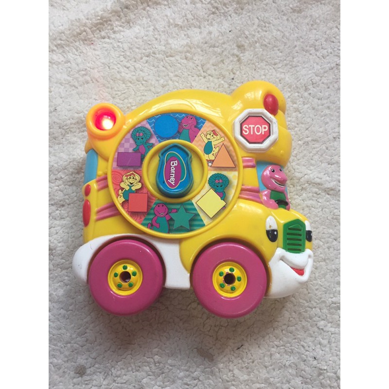 Jual Fisher Price Barney Bus Musical School | Shopee Indonesia