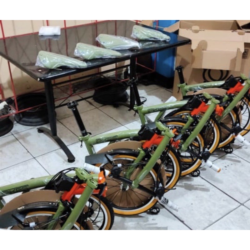Jual sepeda lipat pikes gen 2 goldie | Shopee Indonesia