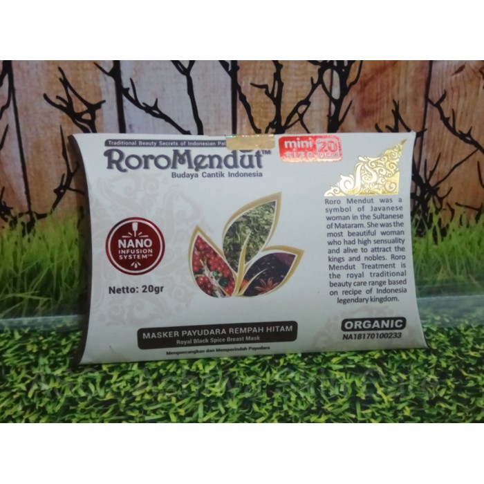 Jual Roromendut Roro Mendut masker payudara kemasan mini size | Shopee ...