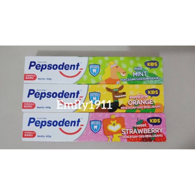 Jual Pepsodent kids toothpaste / pasta gigi anak | Shopee Indonesia