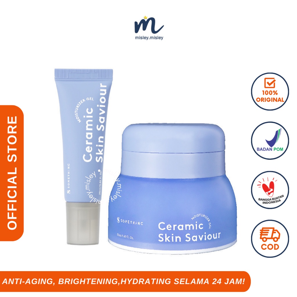 Jual MISLEY - SOMETHINC Ceramic Skin Saviour Moisturizer Gel Original ...