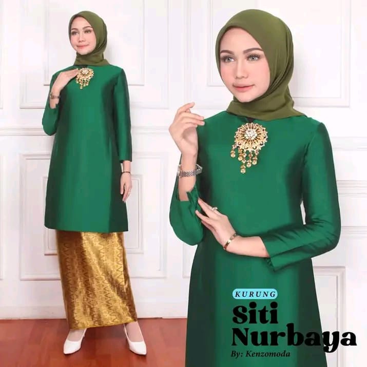 Jual Setelan Songket Siti Nurbaya || Set Baju Kurung Melayu Tradisional || Kebaya Malaysia ...