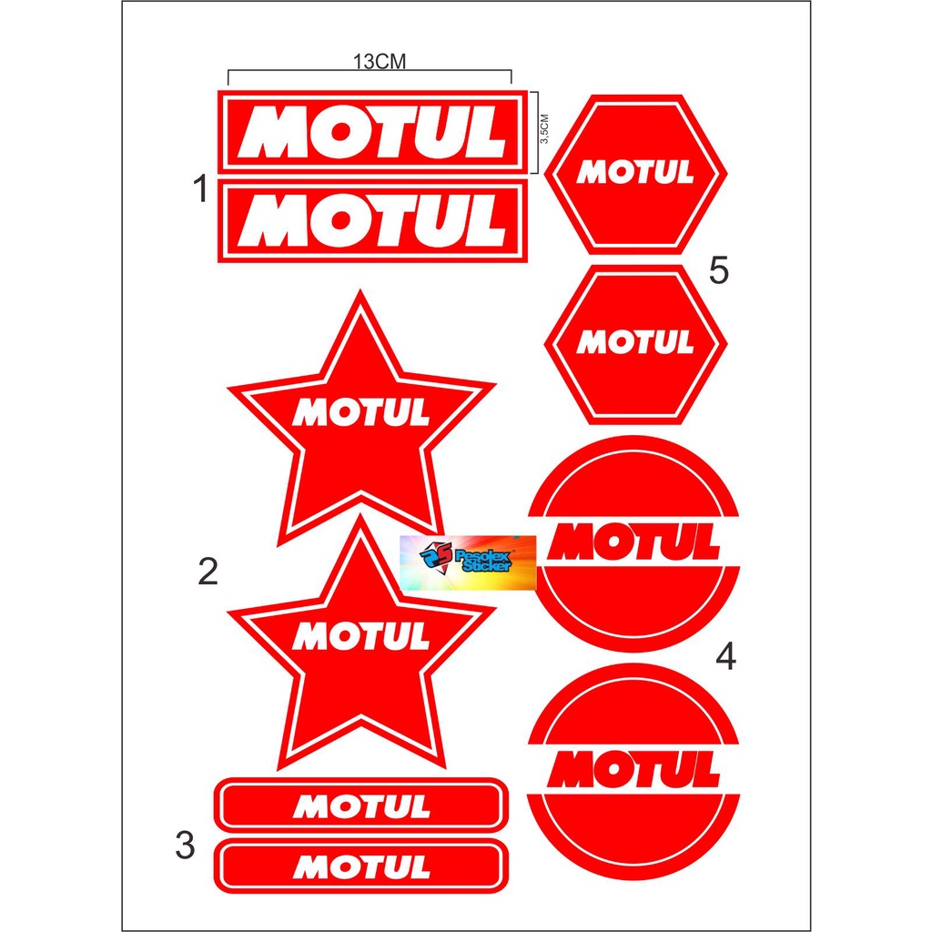 Jual CUTTING STICKER STIKER LOGO MOTUL | Shopee Indonesia