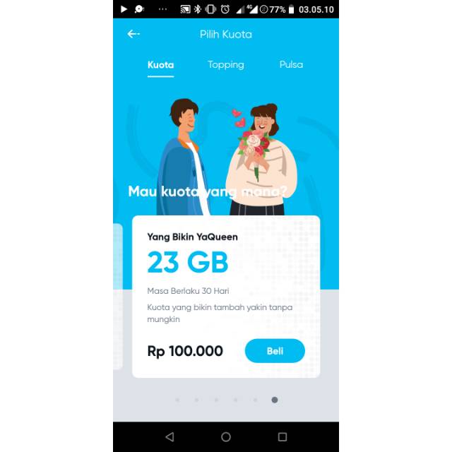 Jual Kartu Byu seratus ribu paket 23GB | Shopee Indonesia