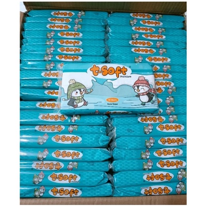 Jual Tissue T-Soft Premium / Tissue TRAVEL PACK 50 Sheets | Shopee ...