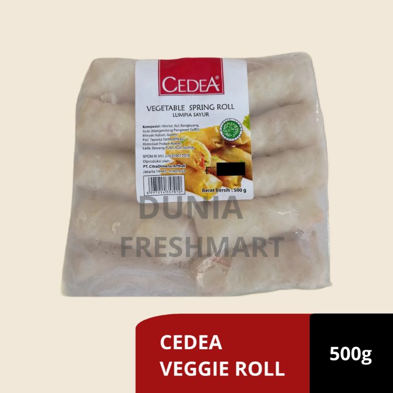 Jual Cedea Veggie Spring Roll 500 gram (20pcs) | Shopee Indonesia