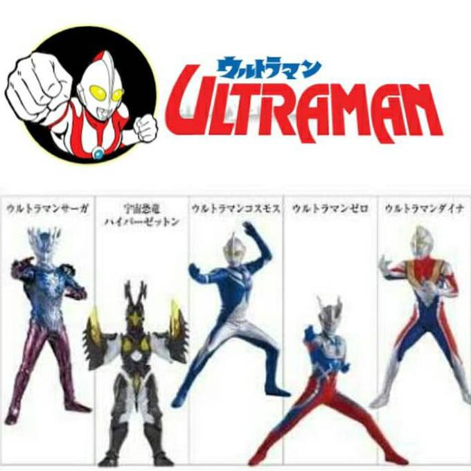 Jual 5pc Set ULTRAMAN VS MONSTERS Mainan Anak Action Figure Miniatur ...
