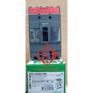 Jual Schneider EasyPact MCCB 3P EZC100N3100 18kA | Shopee Indonesia