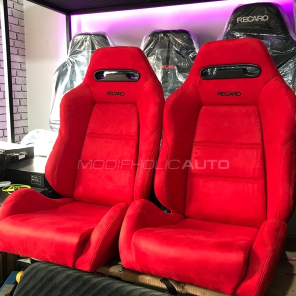 Jual JOK RACING RECARO SR3 MERAH SUEDE UNIVERSAL | Shopee Indonesia