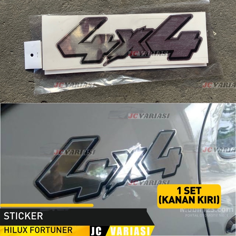 Jual STICKER STIKER MOBIL LIST BODY BAK SAMPING 4x4 STRADA TRITON ...