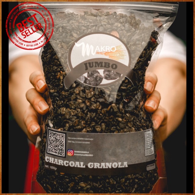 Jual MAKRO PROTEIN GRANOLA 1 kg JUMBO | muesli oats sereal breakfast ...