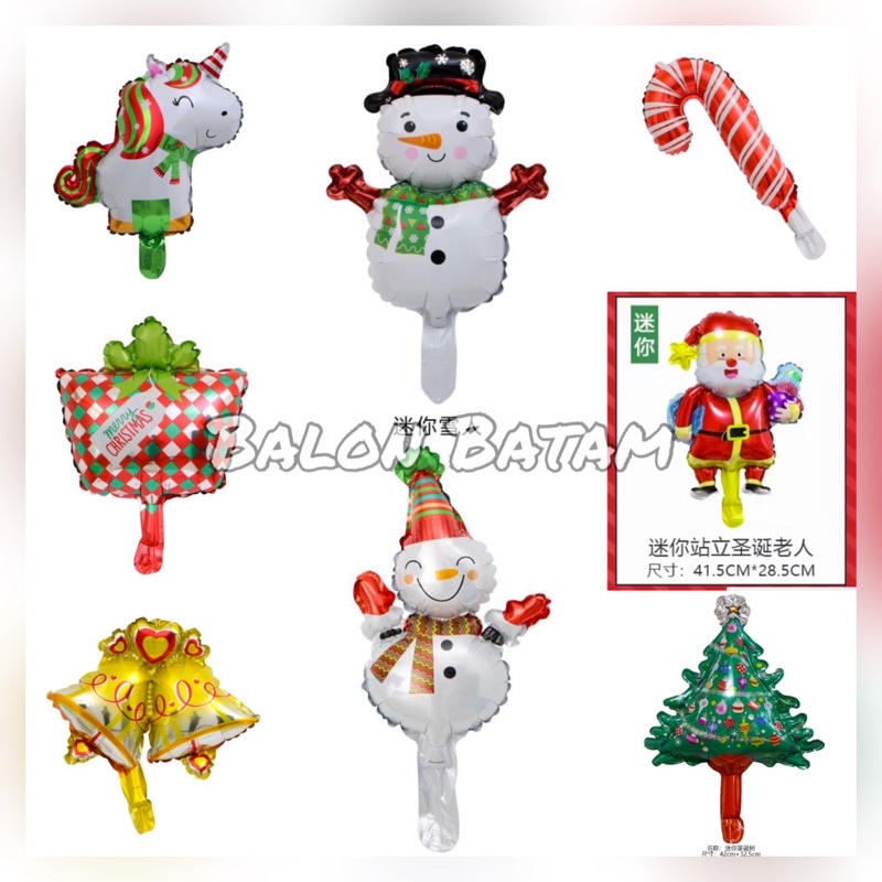 Jual Balon foil edisi Natal Mini satuan | Shopee Indonesia