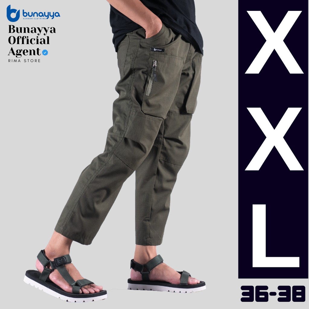 Jual Celana Sirwal Cargo Tactical Outdoor Jumbo Bunayya Sunnah Clothing ...