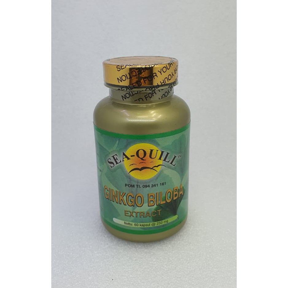 Jual SEA QUILLL GINKGO BILOBA EXTRACT 60 KAPSUL @250MG | Shopee Indonesia