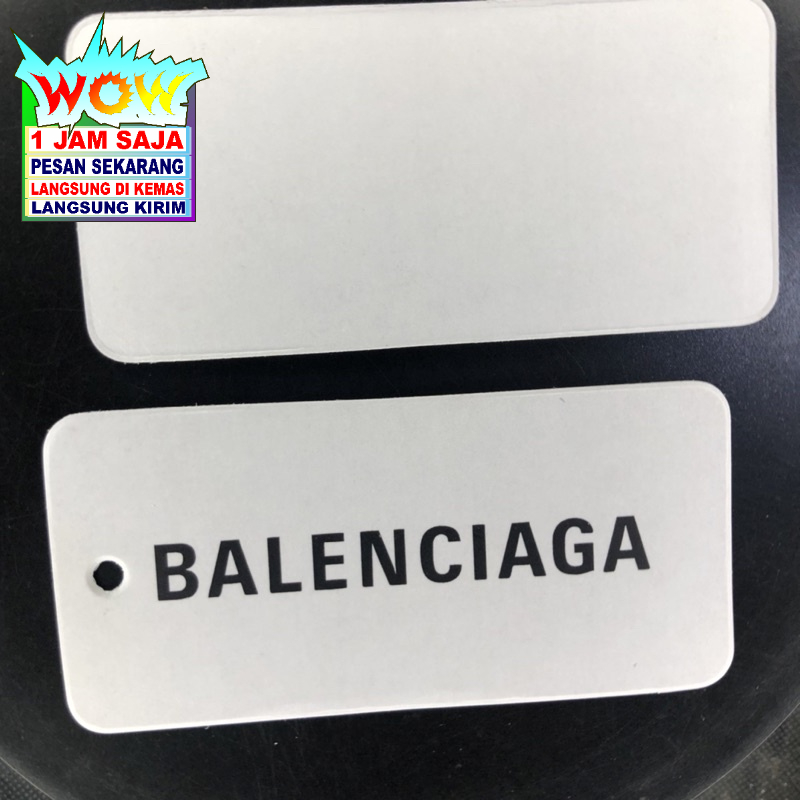 Jual BALENCIAGA TAG SUPER PREMIUM CO 1X DI KIRIM 600PCS | Shopee Indonesia