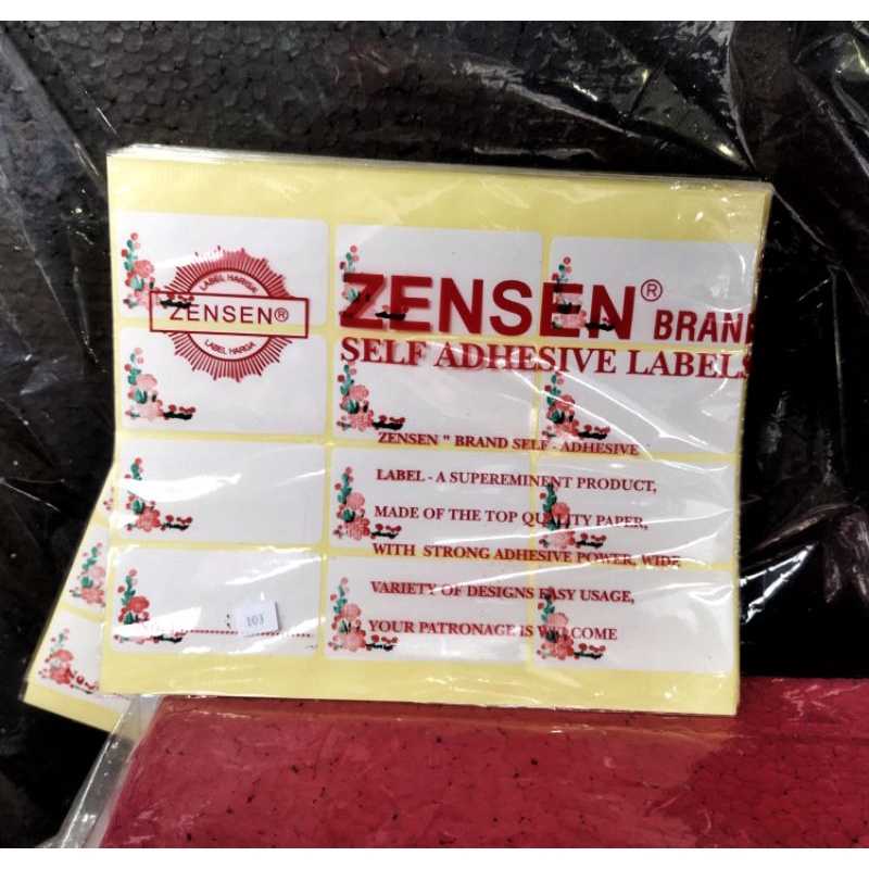 Jual Stiker Label Undangan 103 Motif Bunga | Shopee Indonesia