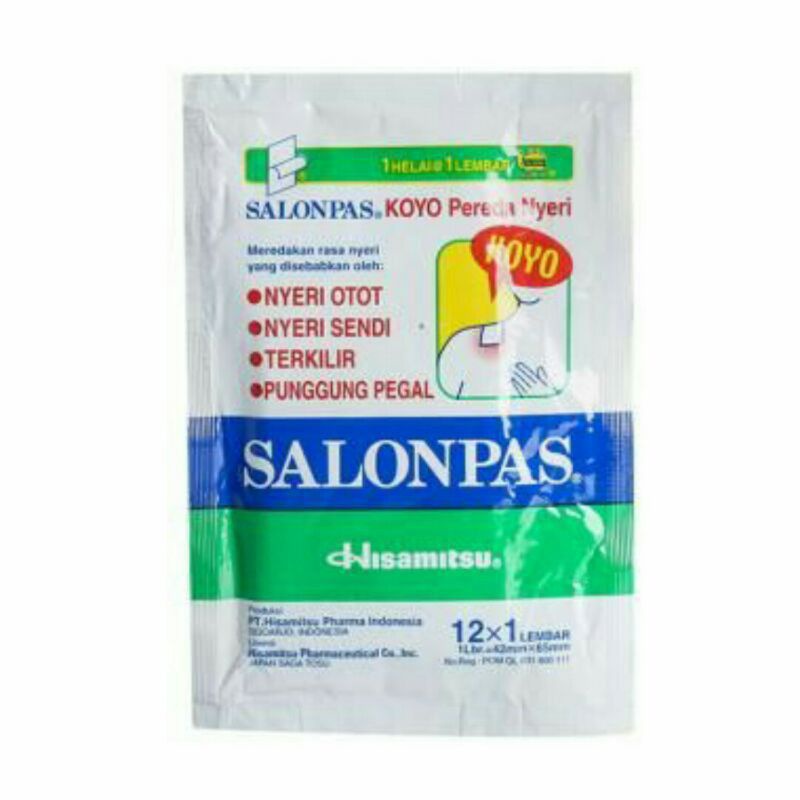 Jual koyo tempel salonpas 1 bungkus isi 12 lembar | Shopee Indonesia