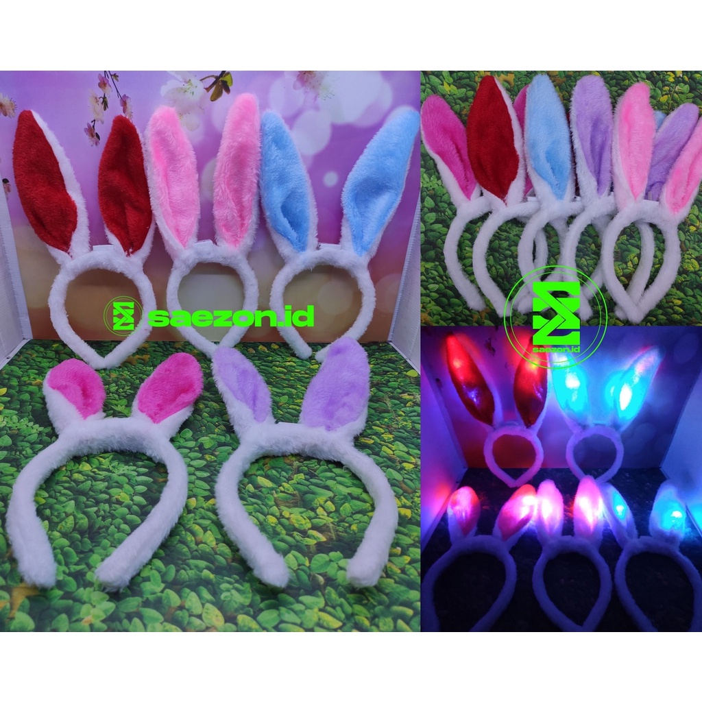 Jual BANDO KELINCI LED BLUDRU BUNNY IMPORT LED 3 MODE LAMPU / BANDO ...