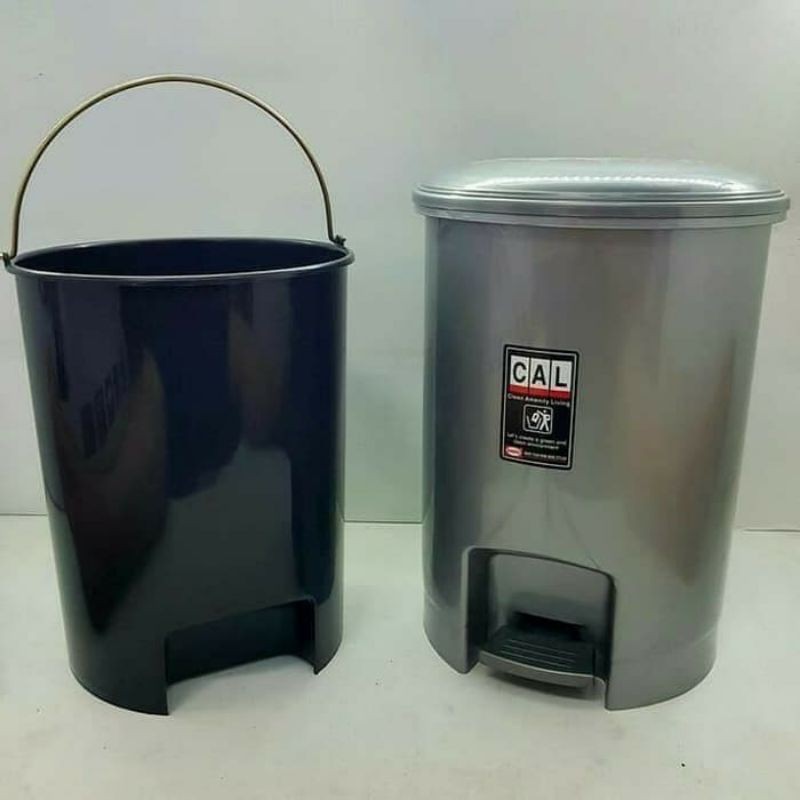 Jual TEMPAT Sampah injak bulat 10 L shinpo 840 s | Shopee Indonesia