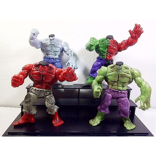Jual (PROMO) (PROMO) FIGURE HULK 4 PCS SET TINGGI 12 CM ( DT ) | Shopee ...