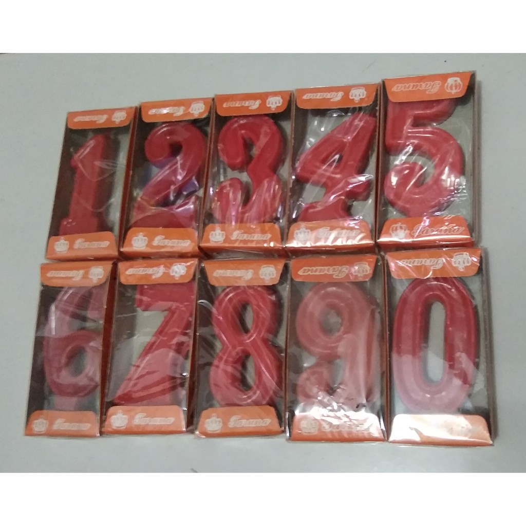Jual Lilin Angka Merah | Shopee Indonesia