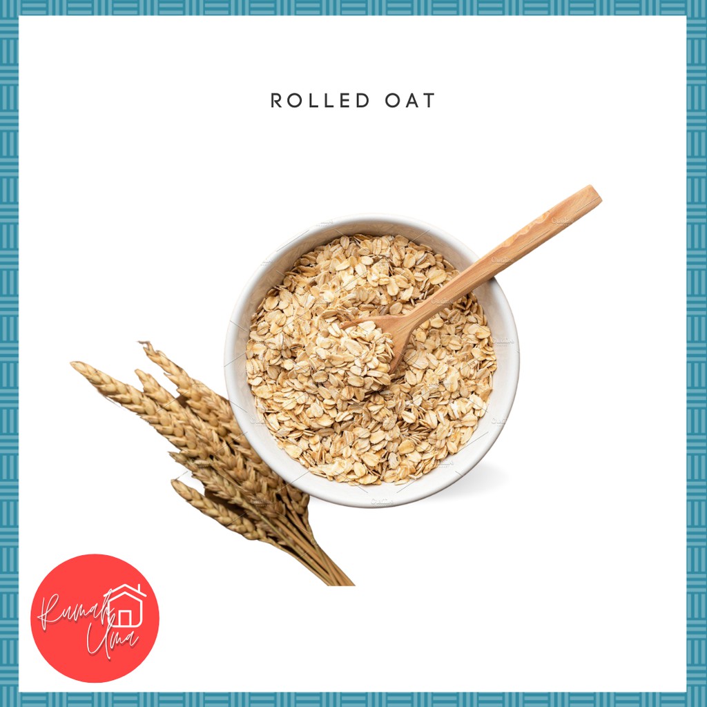 Jual Sereal Rolled Oat Oatmeal Gandum Utuh Original Natural Super Food ...