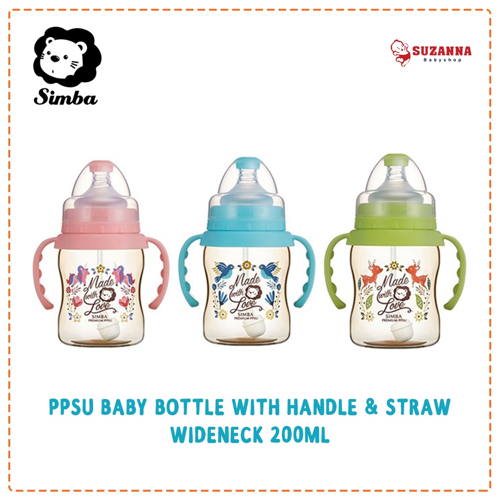 Jual Simba Dorothy Wonderland Wide Neck PPSU With Handle 200ml | Shopee Indonesia