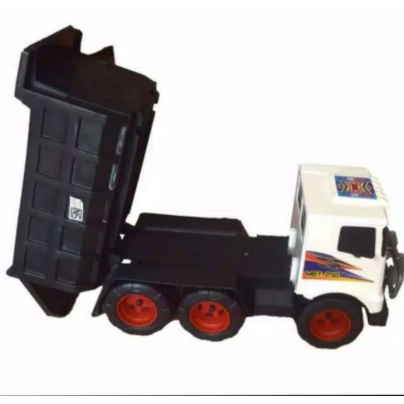 Jual MOBIL TRUK BESAR MBT 250 TRUK PASIR ITEM PUTIH MAINAN ANAK ANAK ...
