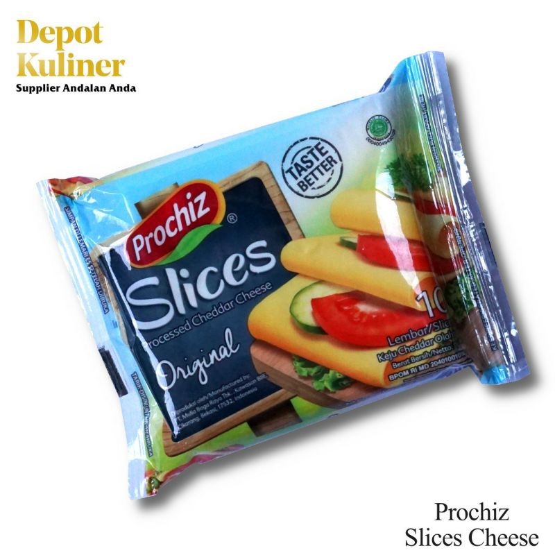 Jual Keju Prochiz Original Slices isi 10 lembar/ Keju Slice/ Keju ...