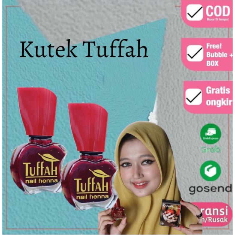 Jual Kutek Muslimah Kutek Halal Bikin Kuku Glowing Tuffah Nail Polish ...