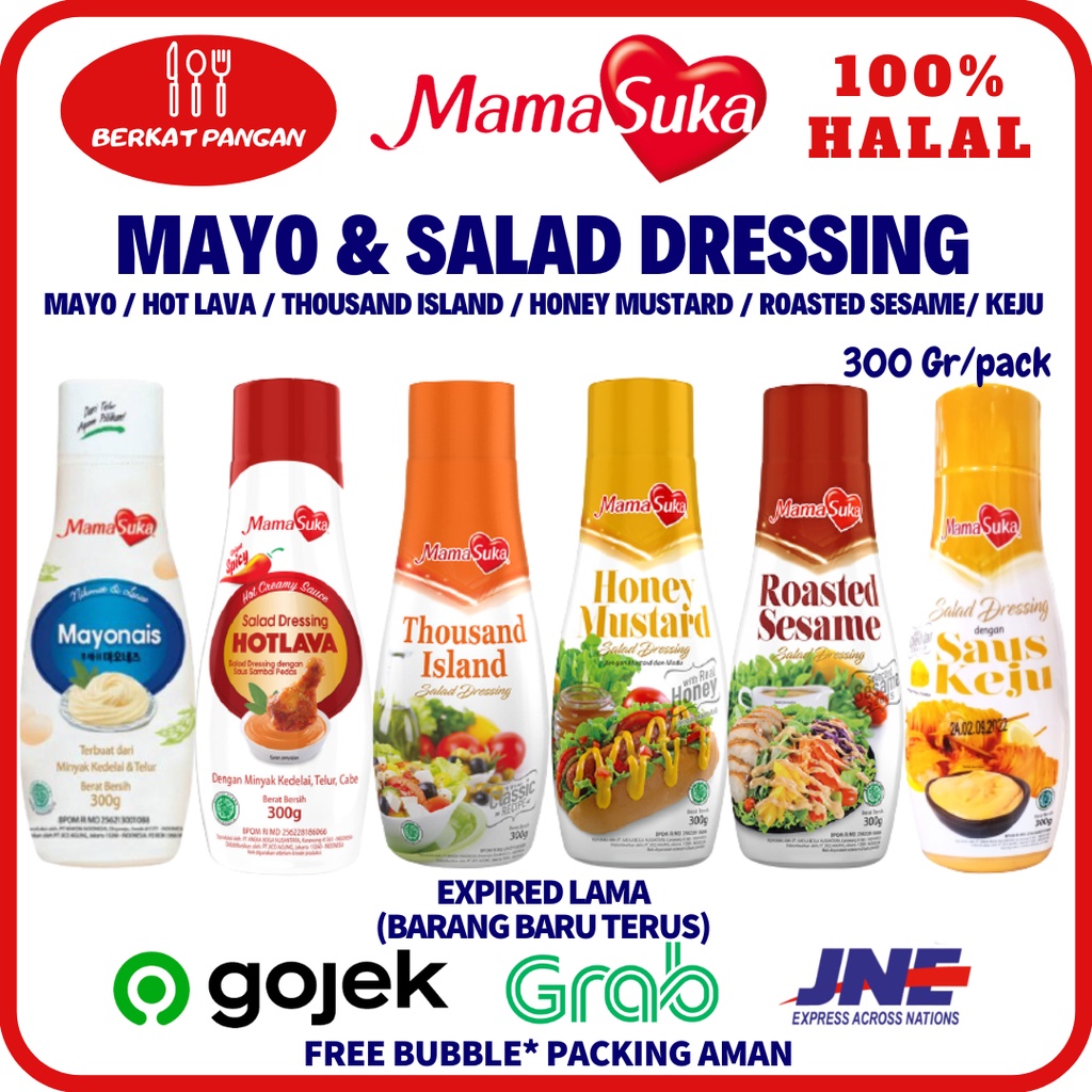 Jual MamaSuka Mayonais/ Hot Lava/ Thousand Island/ Honey Mustard / Mayo ...