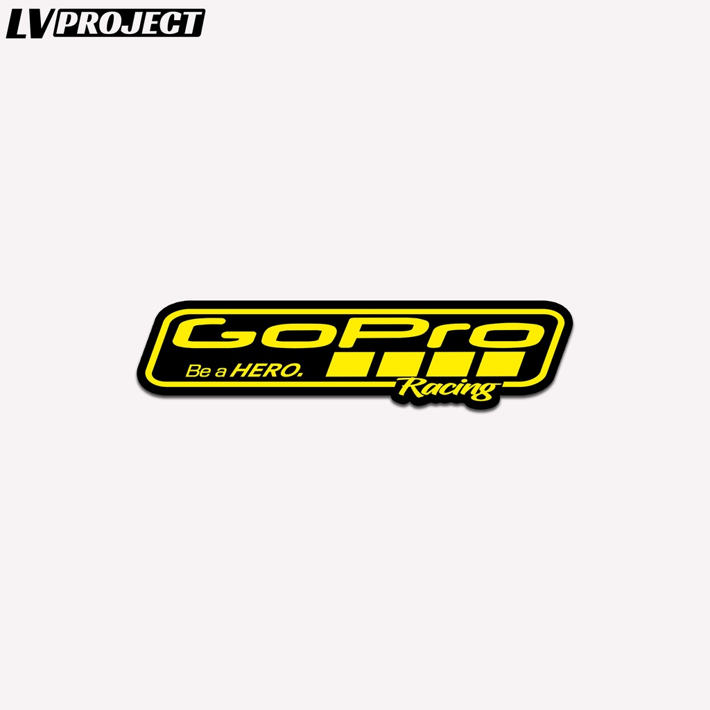 Jual Stiker Gopro Visor Helm Laminasi Glossy Sticker Go pro Satuan ...