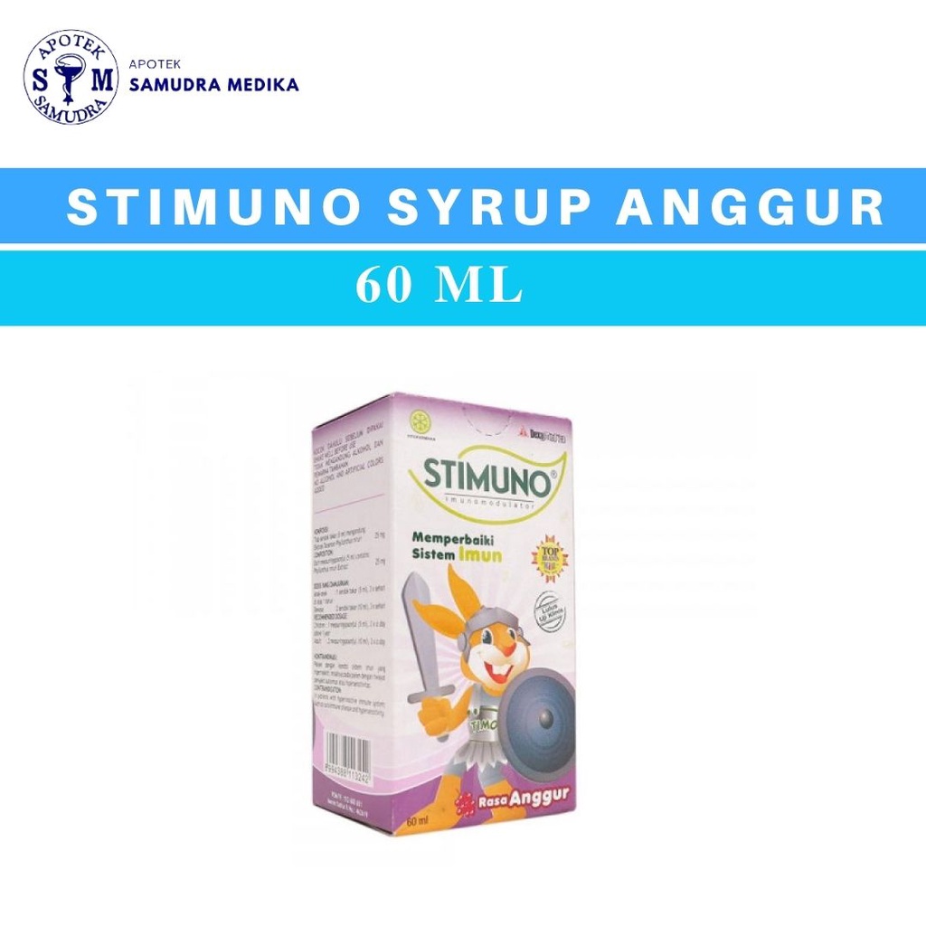 Jual STIMUNO sirup - 60 ml (Multivitamin rasa Anggur) multivitamin anak ...