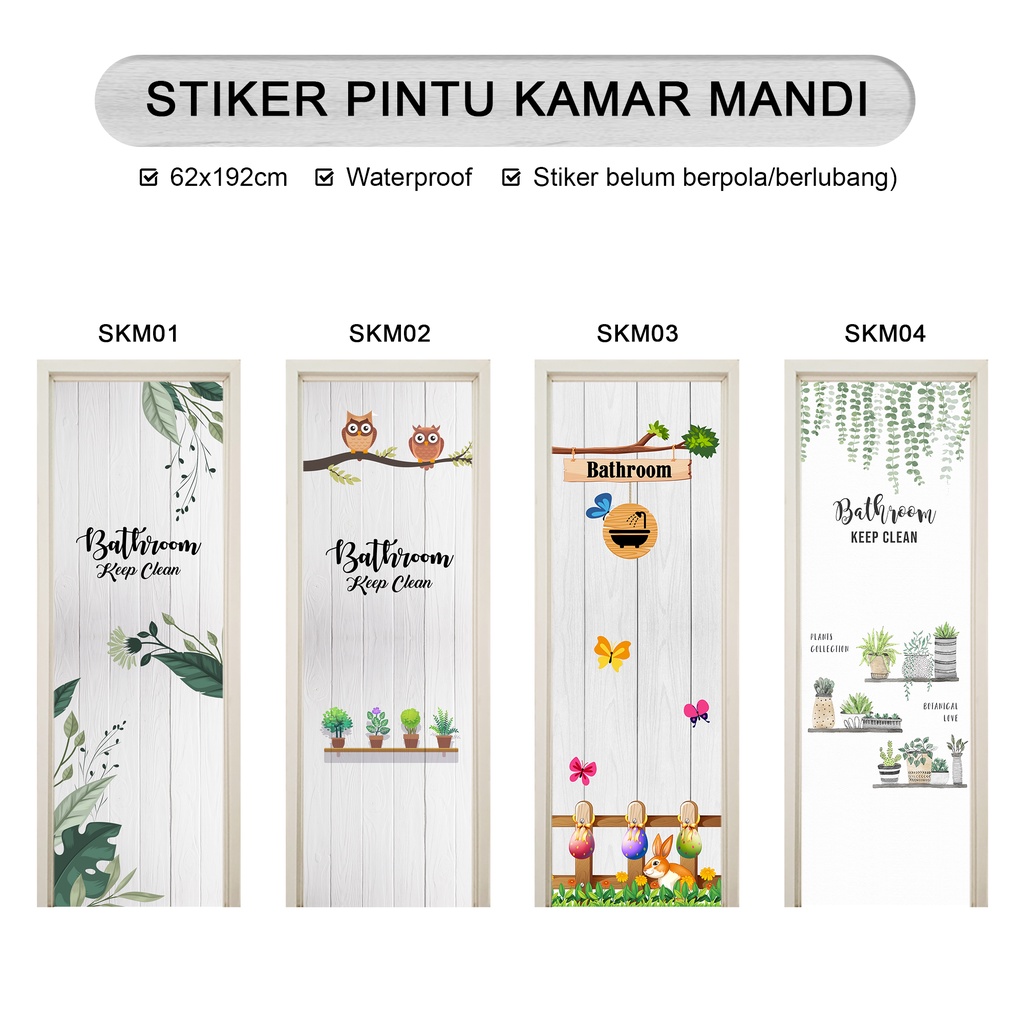 Jual Sticker Wallpaper Toilet Kamar Mandi Bathroom | Shopee Indonesia