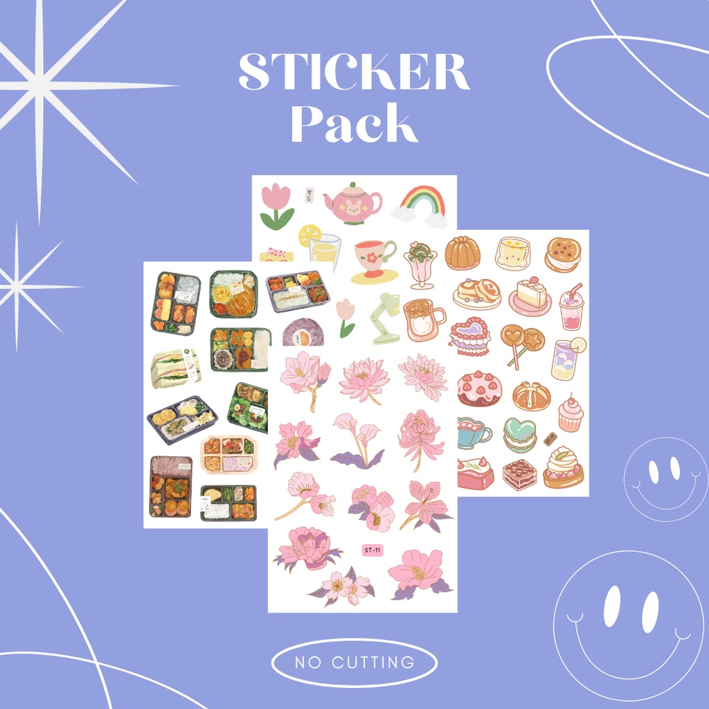 Jual STICKER PACK AESTHETIC FOR DECORATIONS 2 | Shopee Indonesia