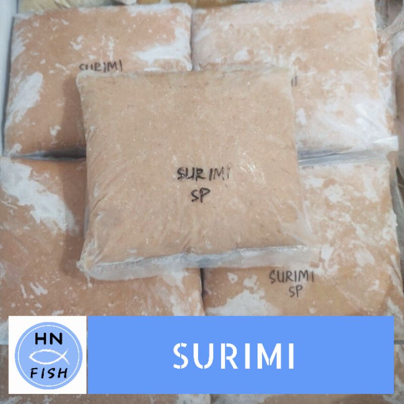 Jual Ikan Giling Surimi Super 1Kg / Surimi Giling Super / Daging Ikan ...