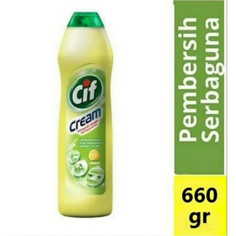 Jual Cif cream Lemon pembersih serbaguna 660grm | Shopee Indonesia